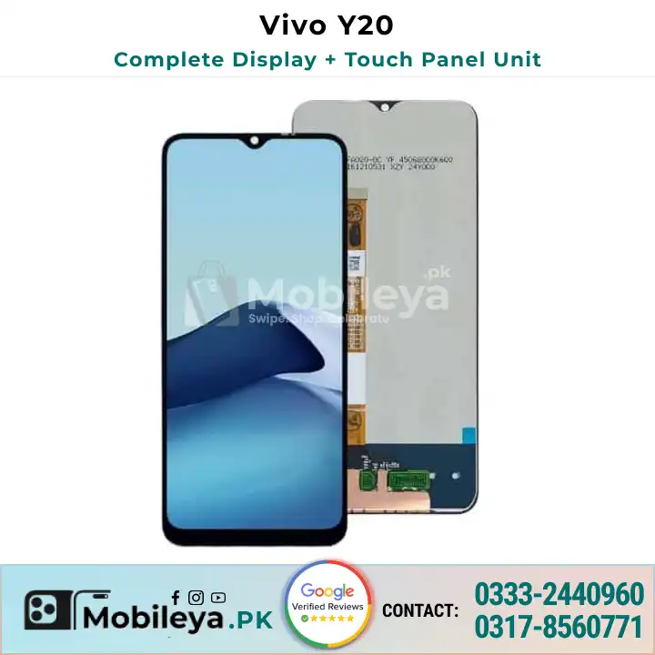 Vivo Y20 Display Panel Unit Price In Pakistan - Mobileya