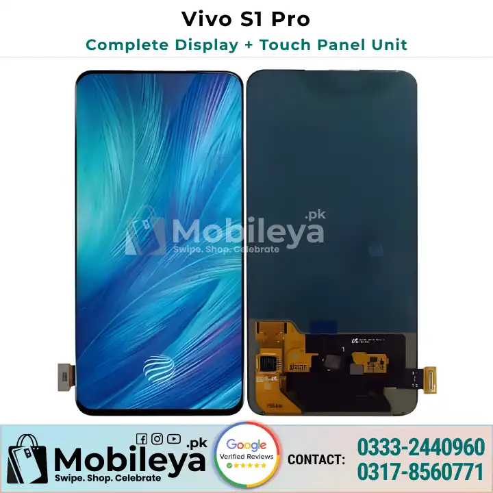 Vivo S1 Pro Display Panel Unit Price In Pakistan with fitting - Mobileya